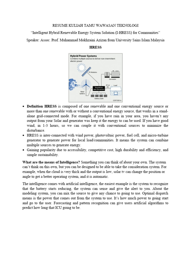 Resume Kuliah Tamu Wawasan Teknologi | PDF | Artificial Intelligence ...