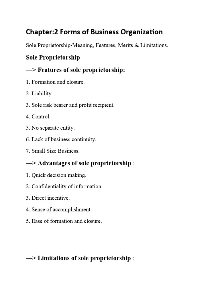 BST Notes Class 11 | PDF | Business