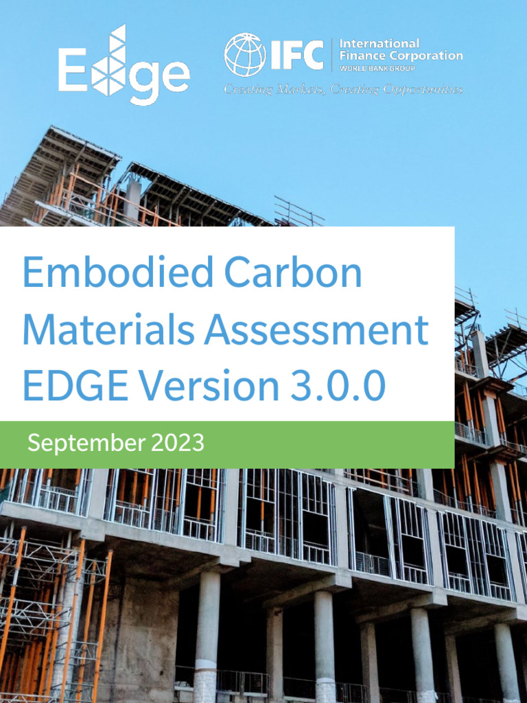EDGE IFC Embodied Carbon Calculation | PDF | Life Cycle Assessment ...