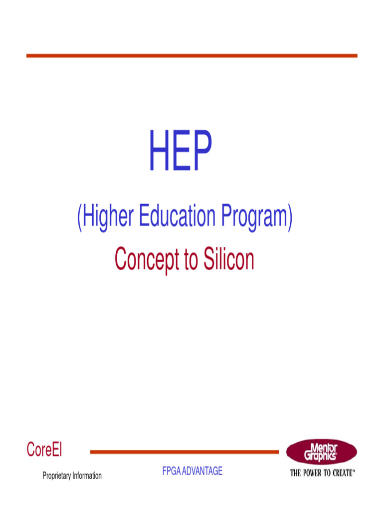 Hep2 Slides | PDF | Field Programmable Gate Array | Hardware Description Language