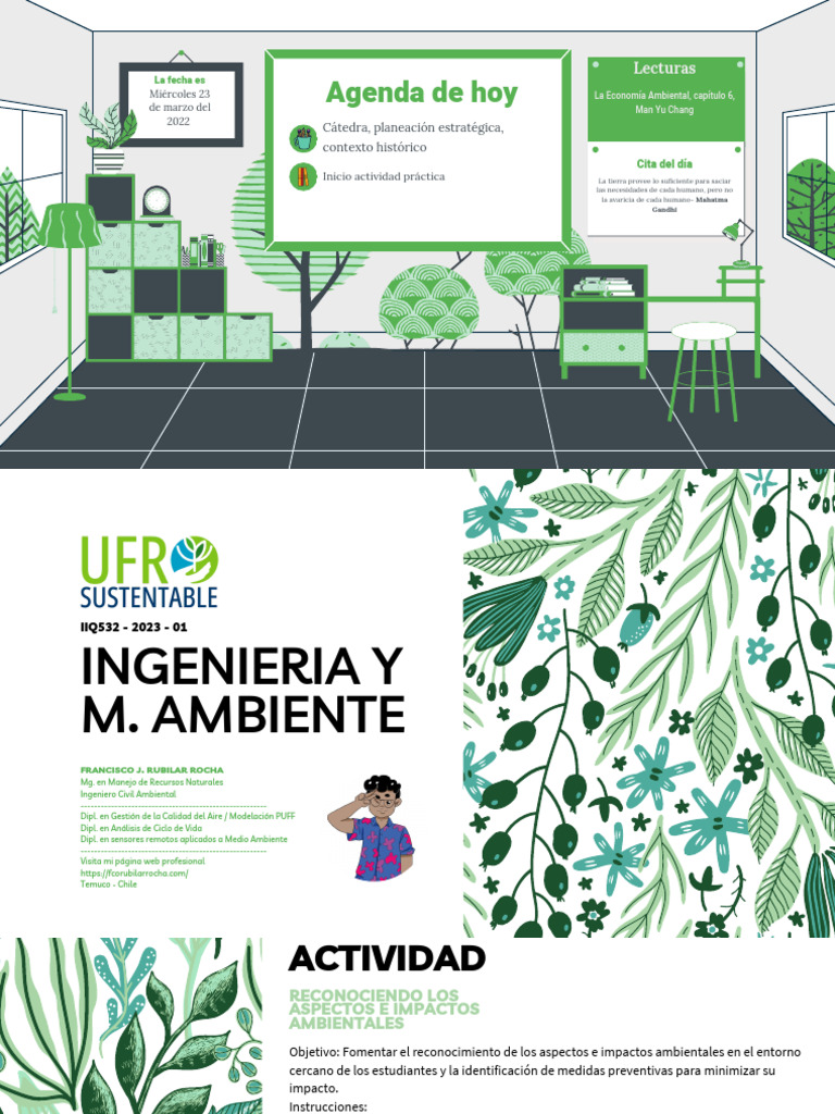 Clase 2, Ing. y Medio Ambiente | PDF | Evaluación de impacto ambiental | Entorno natural