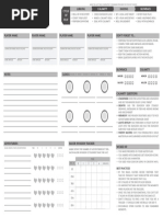 V5 Character Creation Quick Reference 3.0 | PDF