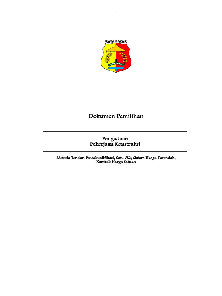 Pengadaan Konstruksi Gedung Balai | PDF | Teknologi & Rekayasa