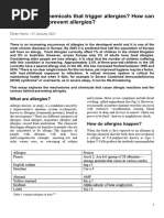 Allergen Risk Assessment Template 1 | PDF | Allergen | Food Industry