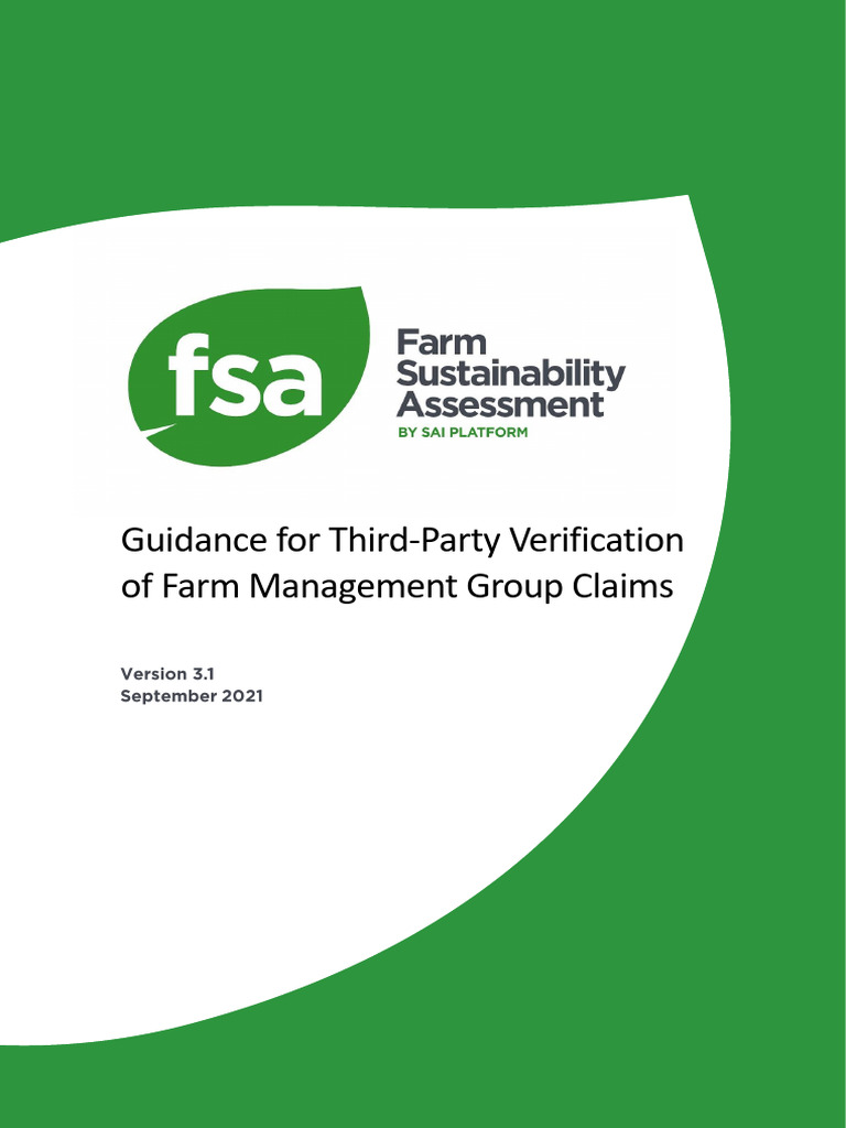 Fsa 3.0 FMG Audit Guidance 3.1 | PDF | Audit | Verification And Validation