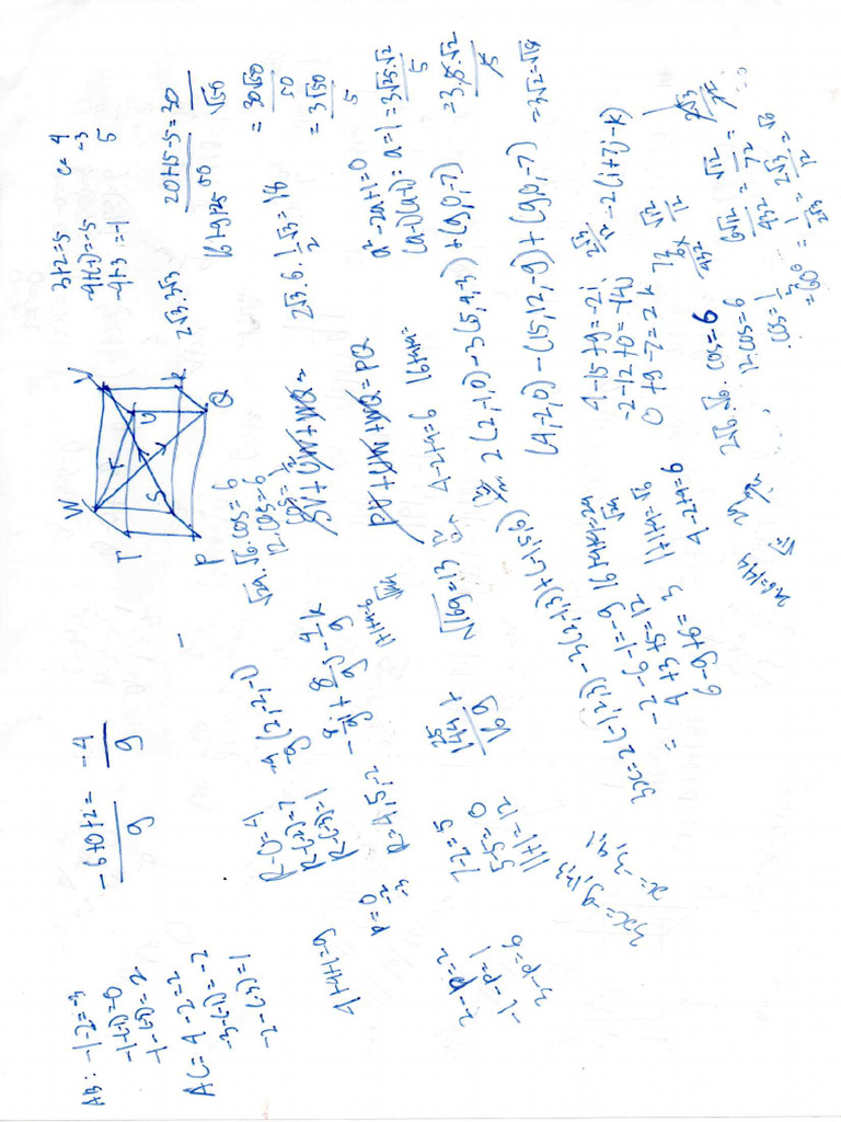 Coret-Coretan Matematika Minat Muhammad Ikhsan Zhahir 10 Tambora | PDF