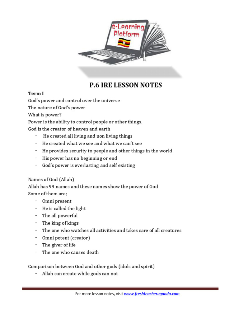 Ire Notes P.6 All Terms | PDF | Prayer | Religious Faiths