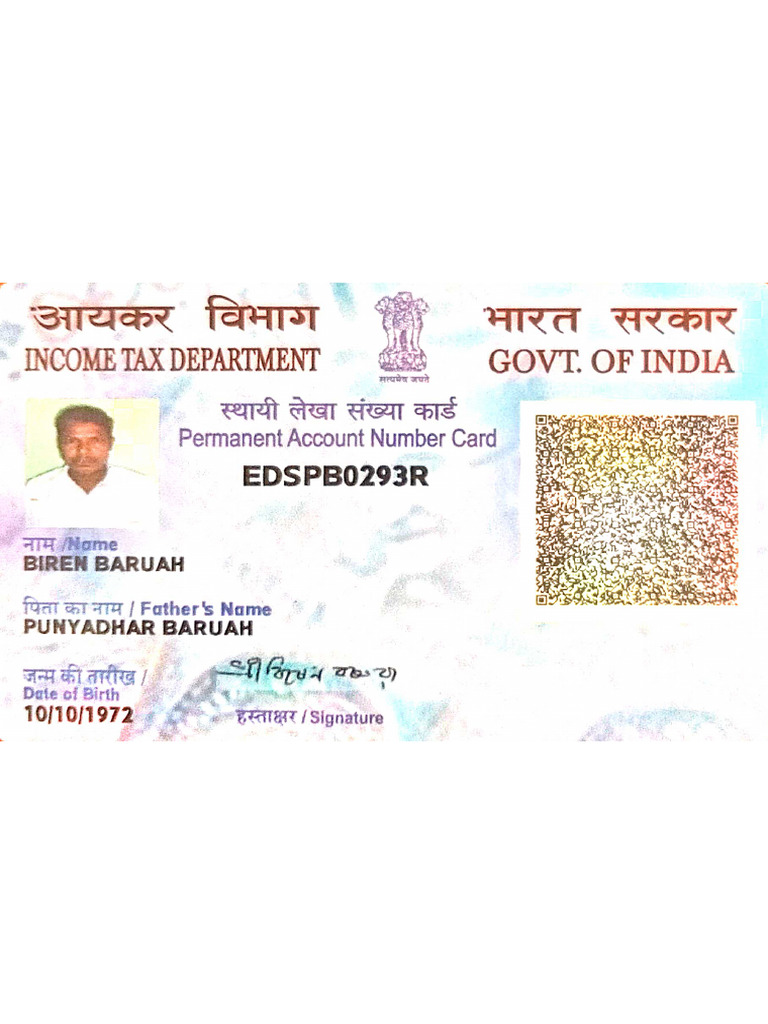 pan card | PDF