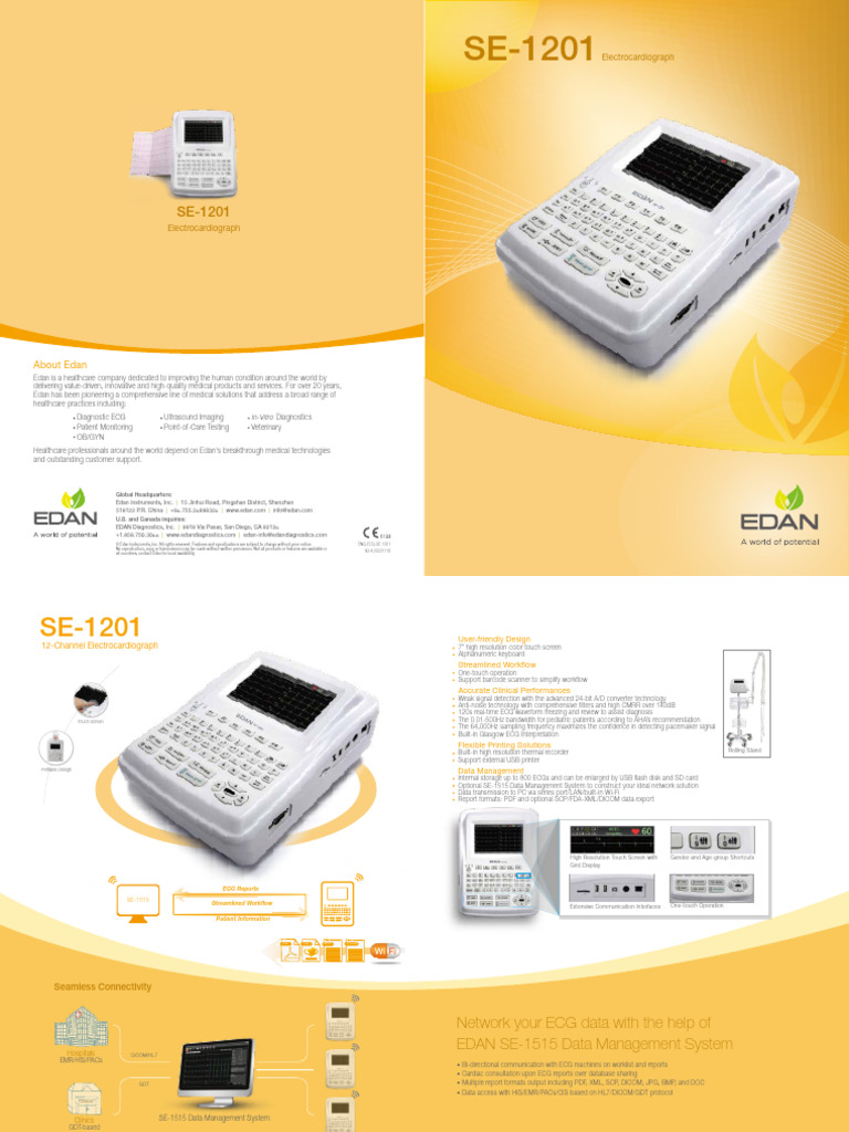 Eng Ecg Se 1201 Express | PDF | Electrocardiography | Electronic Health ...