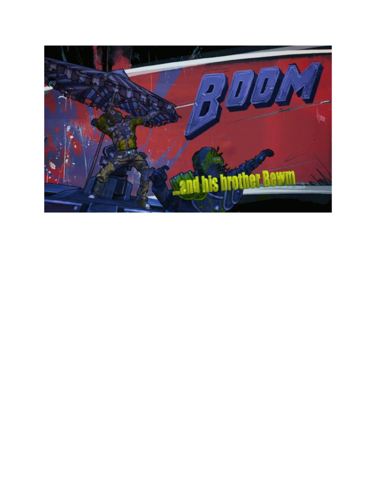 Boom Bewm - Borderlands 2 | PDF