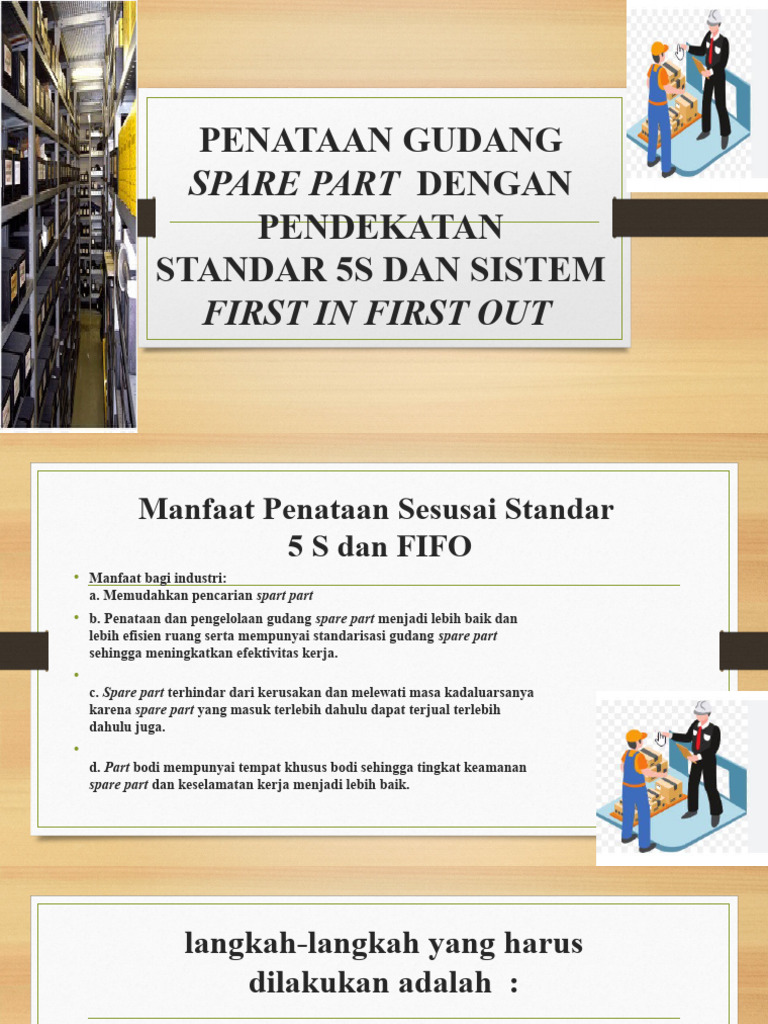 Penataan Gudang Spare Part 5S dan FIFO | PDF