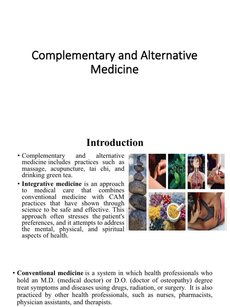 Complementary and Alternative Medicine | PDF | Alternative Medicine ...