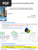 Front and Top View in Engineering Drawing | PDF