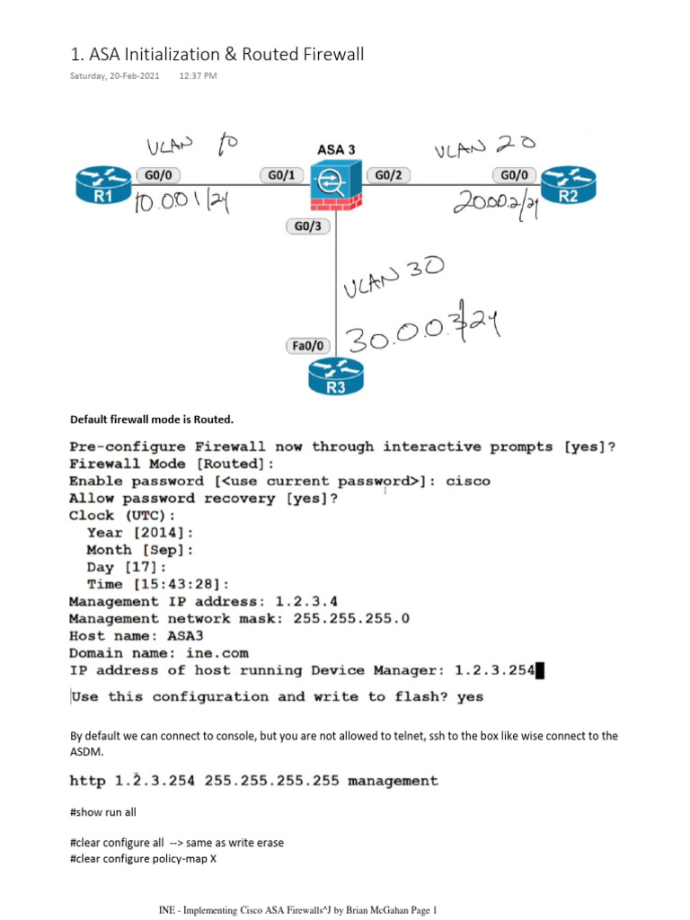 Cisco ASA | PDF | Virtual Private Network | Computer Networking