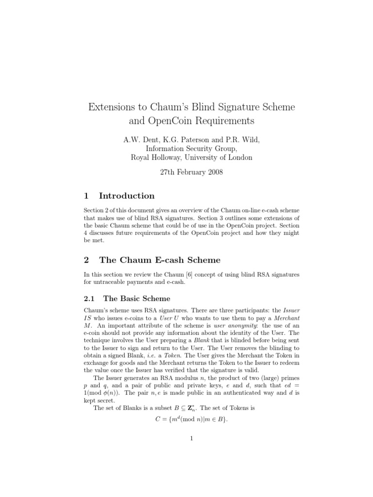 Opencoin Crypto Summary | PDF | Public Key Cryptography | Denial Of ...