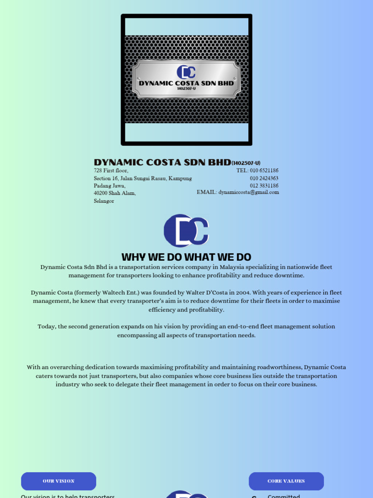 DCSB Presentation - Price | PDF | Insurance | Transport