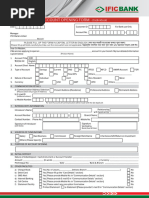 IOB NRE NRO FCNR Account Opening Form | PDF | Banks | Payments