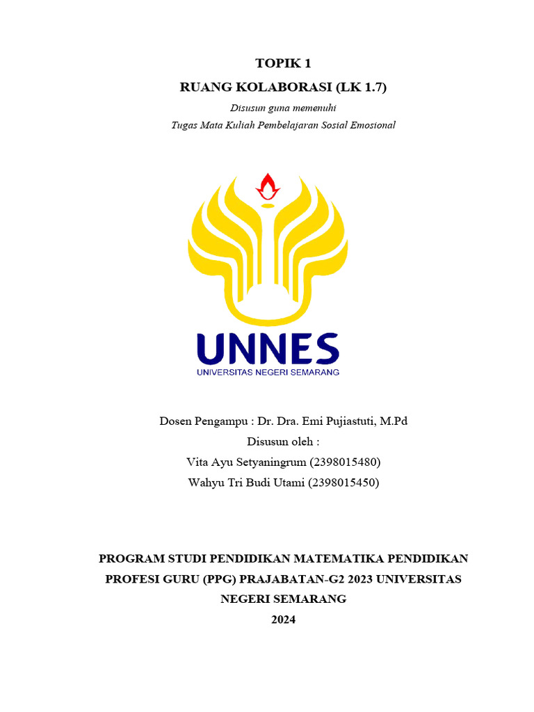 Ruang Kolaborasi - T1.7 - Wahyu Tri Budi Utami | PDF