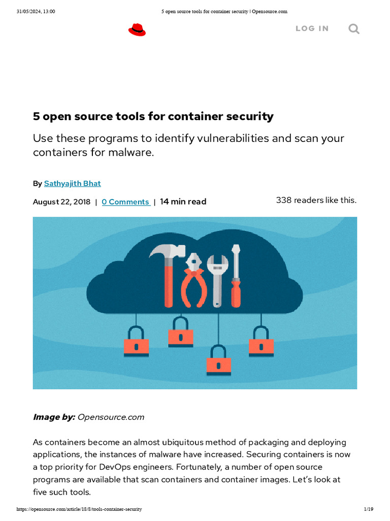 5 open source tools for container security _ Opensource.com | Download Free PDF | Computing ...