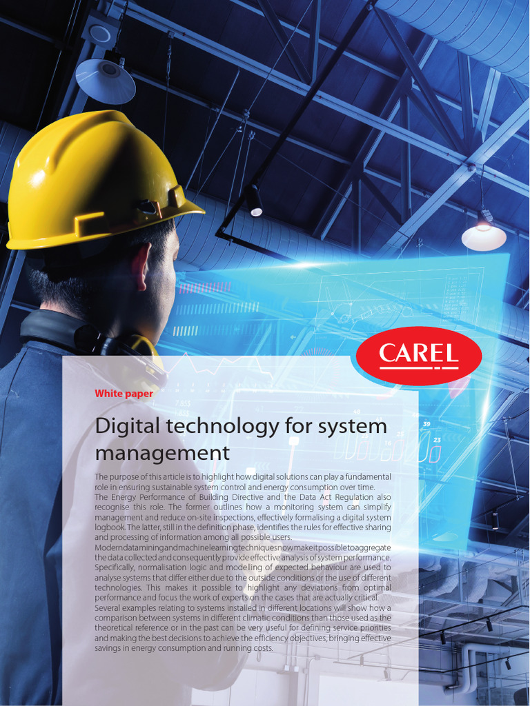 Carel Digital Technology | PDF | System | Statistics