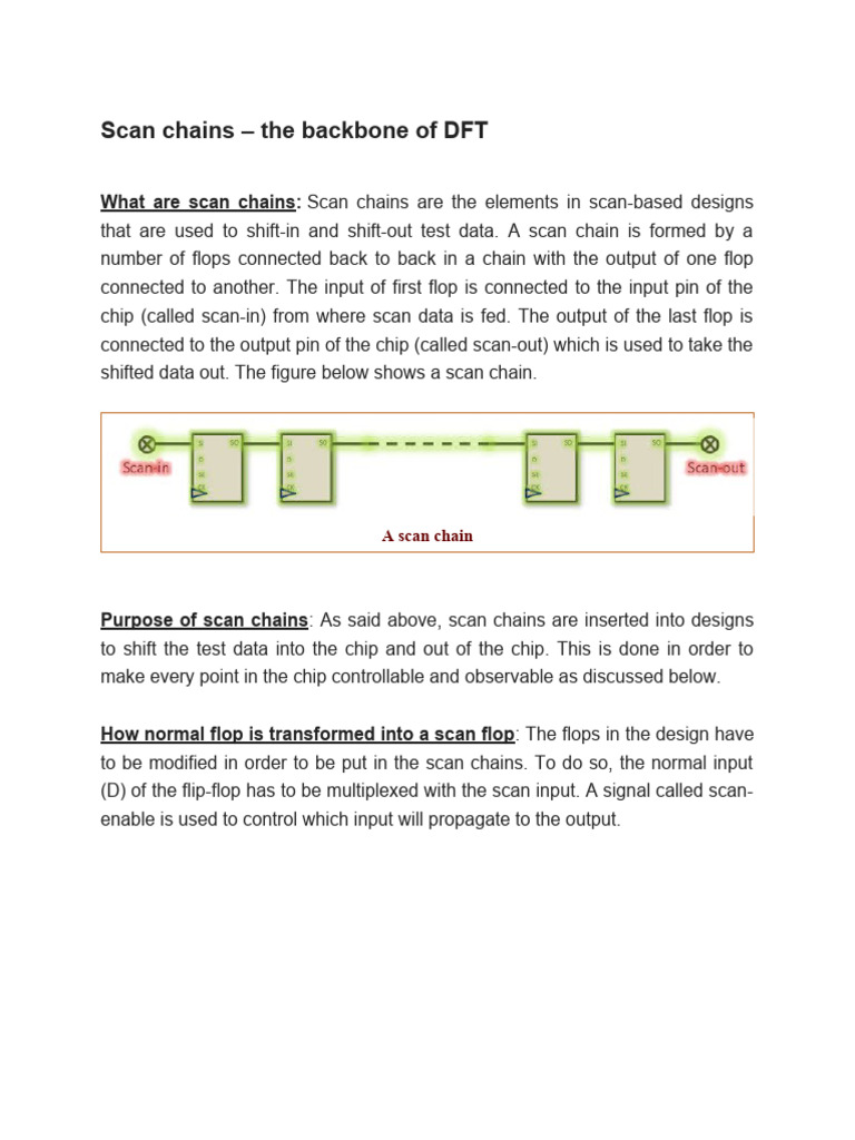 Scan Chains | PDF | Electronic Design | Information And Communications Technology