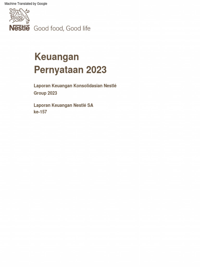 2023 Financial Statements En | PDF
