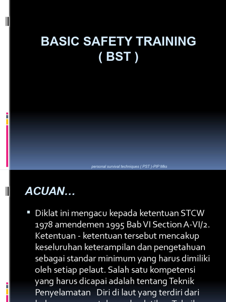 Basic Safety Training | PDF