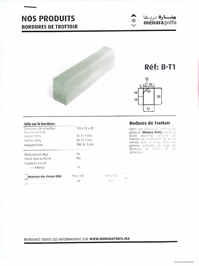 Fiche Technique Menara Prefa | PDF