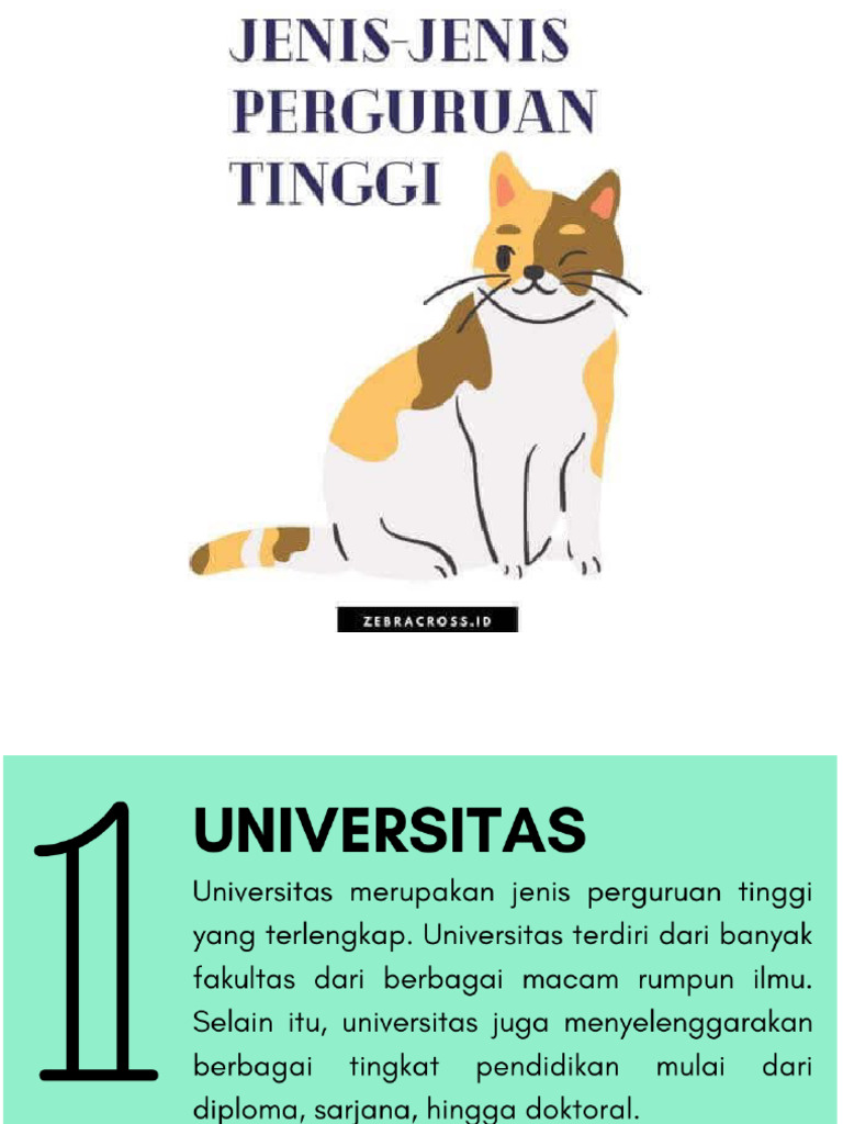 Jenis Perguruan Tinggi | PDF