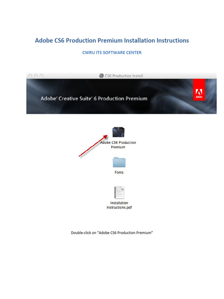 cs6 Production Premium Mac Doc | PDF