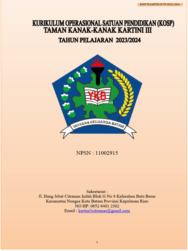 Kosp 2023-2024 | PDF