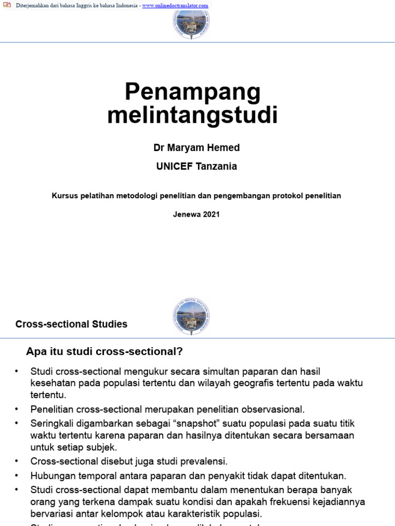 3 5 Cross Sectional Studies Hemed 2021.en - Id | PDF | Sains & Matematika