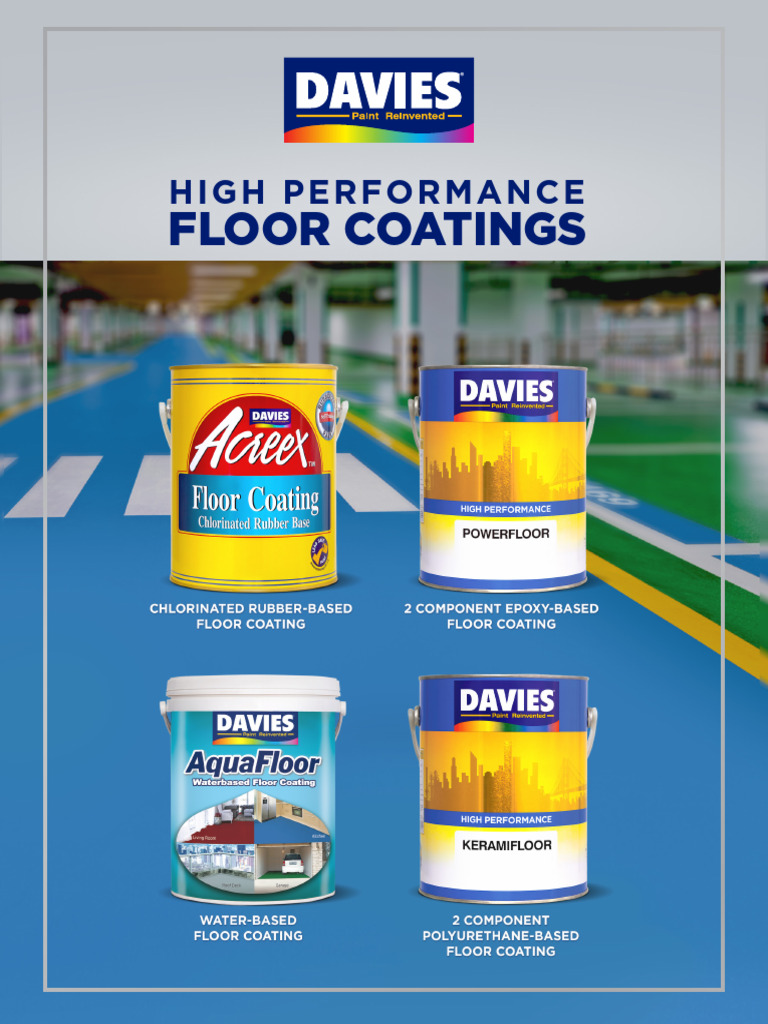 DAVIES FLOOR COATINGS BROCHURE | Download Free PDF | Concrete | Paint