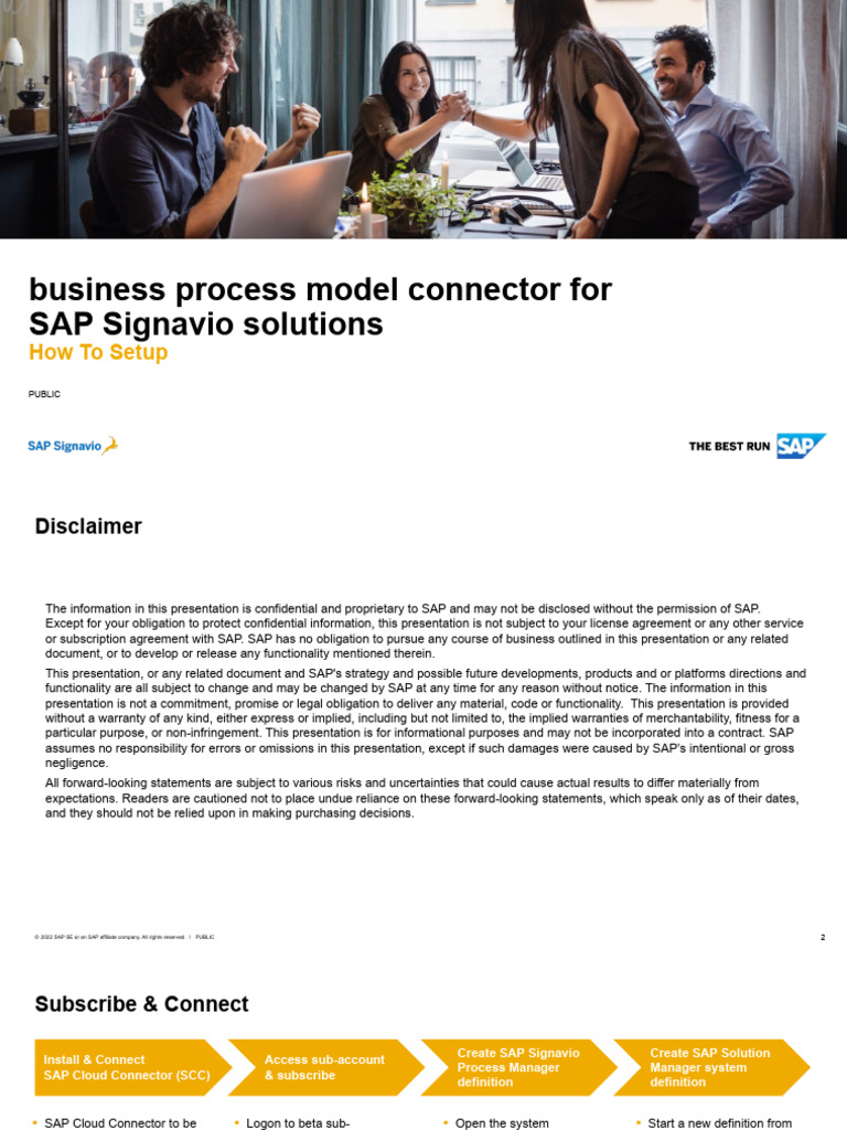 How To Setup - Business Process Model Connector For SAP Signavio Solutions - 202305 | PDF ...