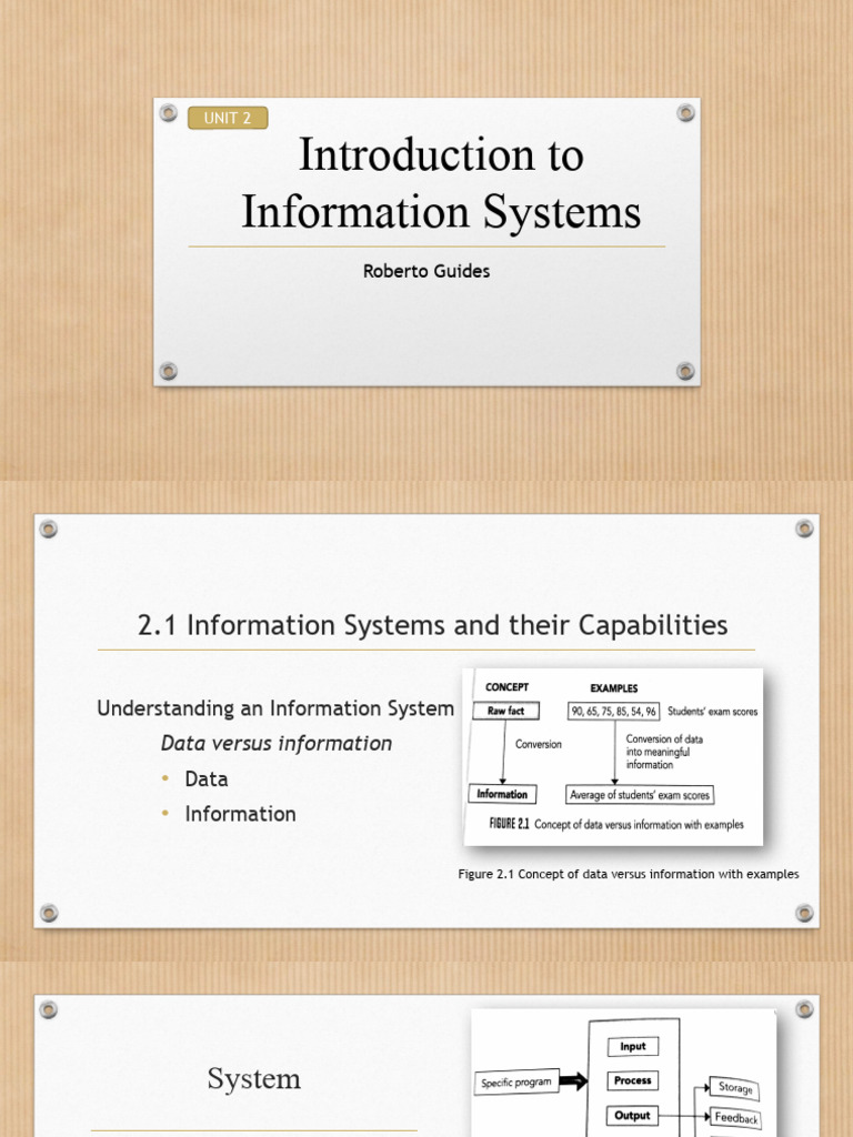 Introduction to Information Systems Overview | PDF | Internet Of Things ...