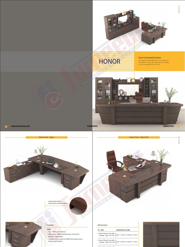 FND BURO FINAL Catalog_red_Size- Mini | PDF | Desk | Cabinetry