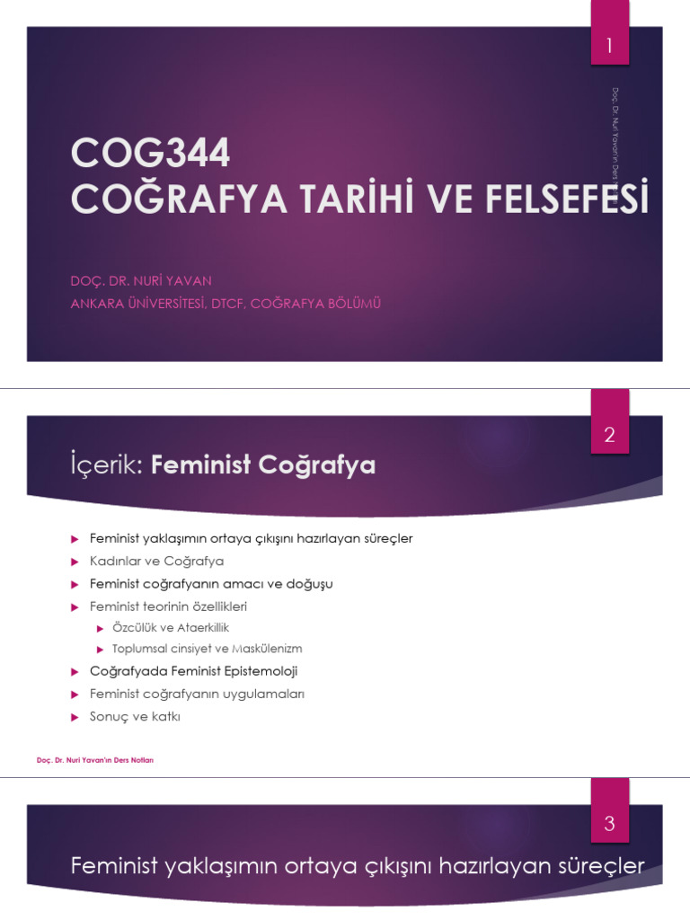Hafta 13_Feminist coğrafya | PDF