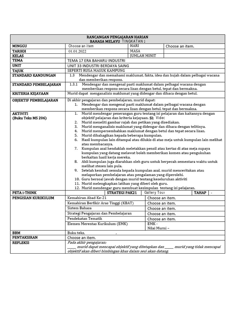 UNIT 33 INDUSTRI BERDAYA SAING | PDF