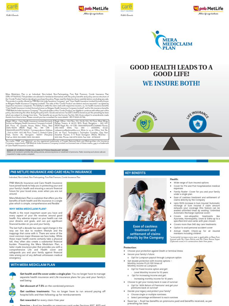 Mera Mediclaim Plan Overview | PDF | Insurance | Life Insurance