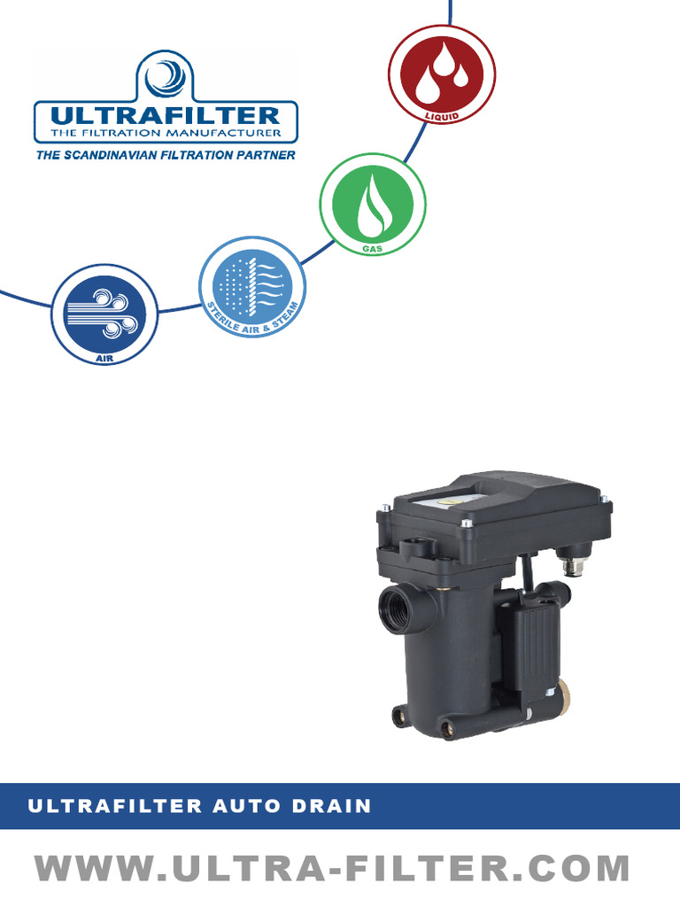 Auto Drain Small Datasheet | PDF | Gas Technologies | Energy Technology