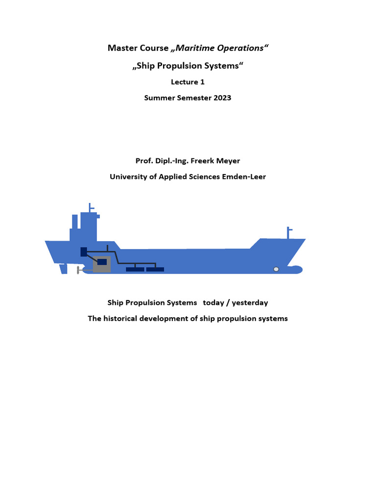 MMO ship propulsion systems_01_text | PDF | Internal Combustion Engine ...