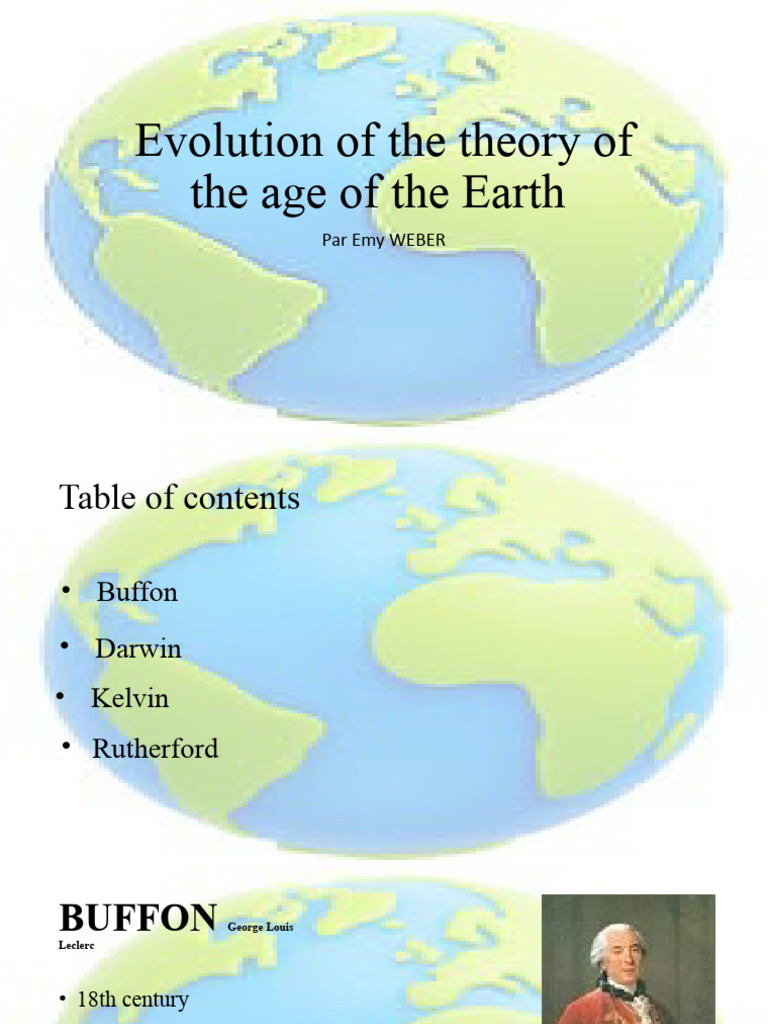 Age of the Earth: Historical Theories | PDF | Art