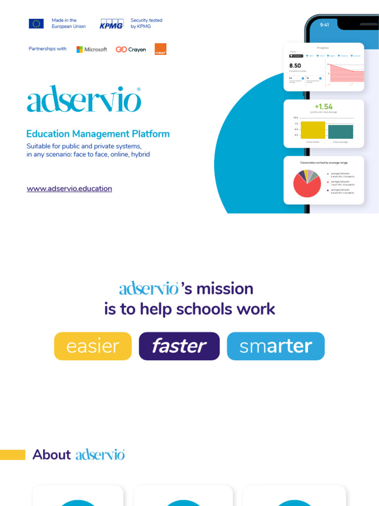 (EN) Adservio - Presentation - July 2023 | PDF | Teachers | Cloud Computing
