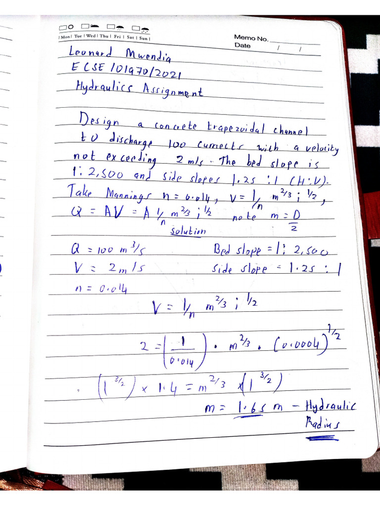 Open channel Design | PDF