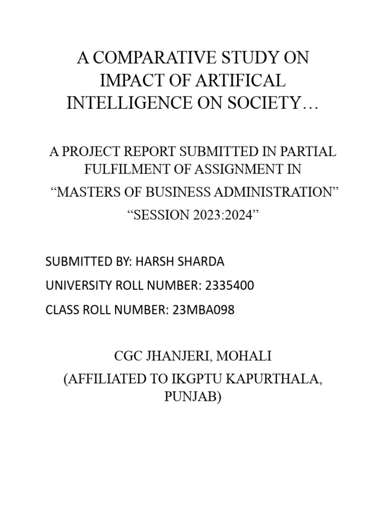 Business Analytics Project | PDF | Artificial Intelligence ...