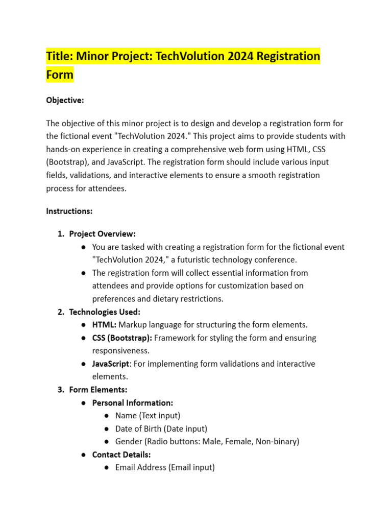 Embrizon PROJECTS MINI MAJOR | PDF | Websites | Bootstrap (Front End ...