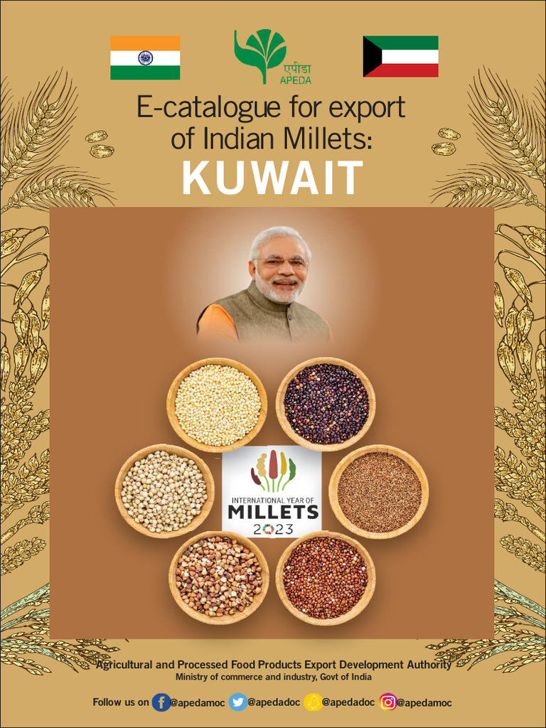 Kuwait APEDA Millets Catalogue | PDF | Kuwait | Agriculture