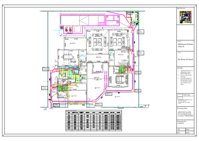 004-A - Proposed Drainage Layout | PDF | Bathing | Home