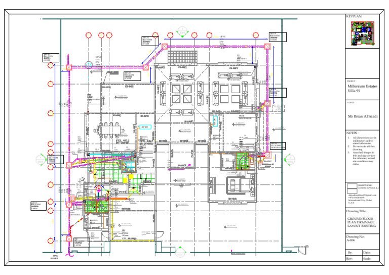 004 - Existing Drainage Layout Plan | PDF | Buildings And Structures | Houses