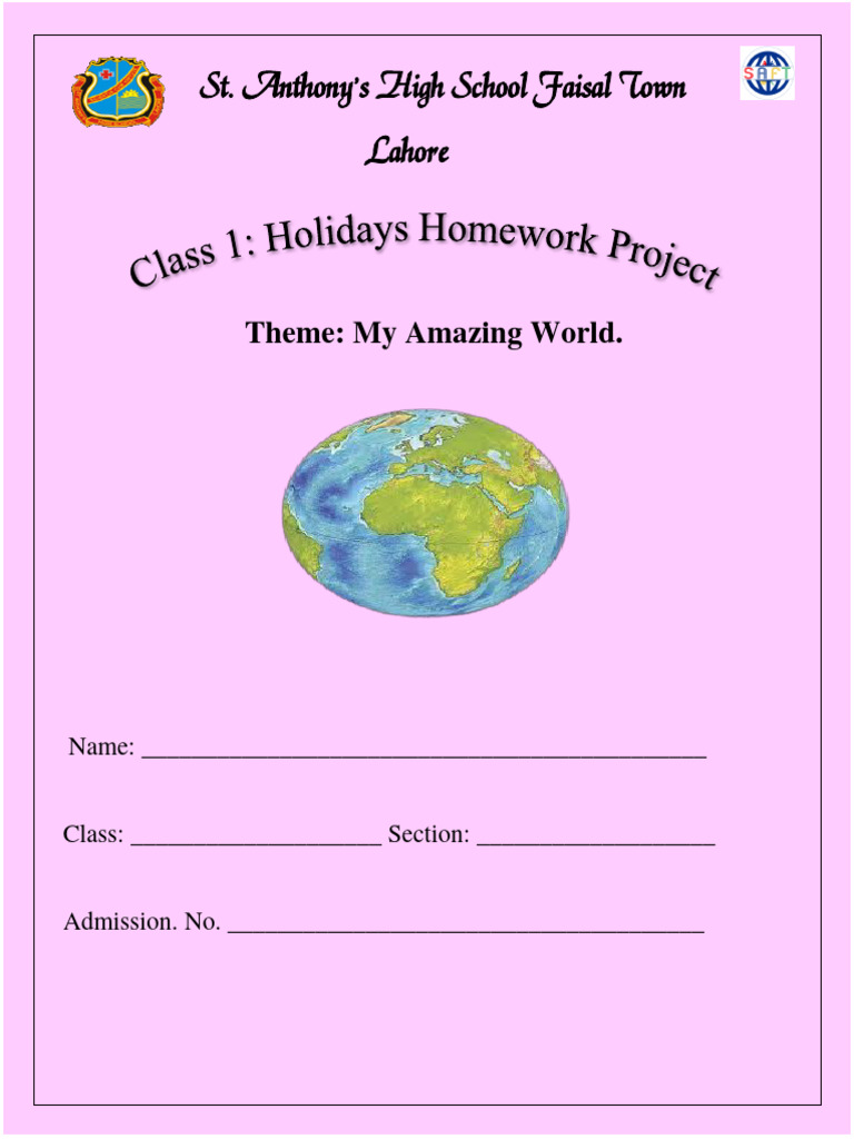 Class One Holiday Homework Final Draft (2024) | PDF | Plants